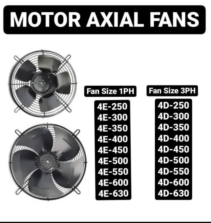 Motor axial fans - ELECAM ELECTRICAL AND HANDWARE GENERAL ENTERPRISE